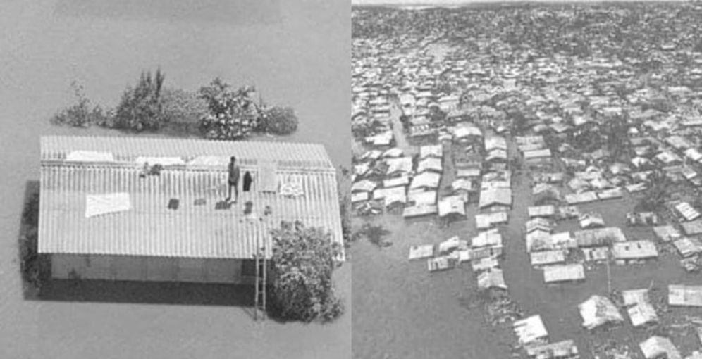 Se cumplen 50 años del paso del huracán Fifí que dejó unos 10.000 ...